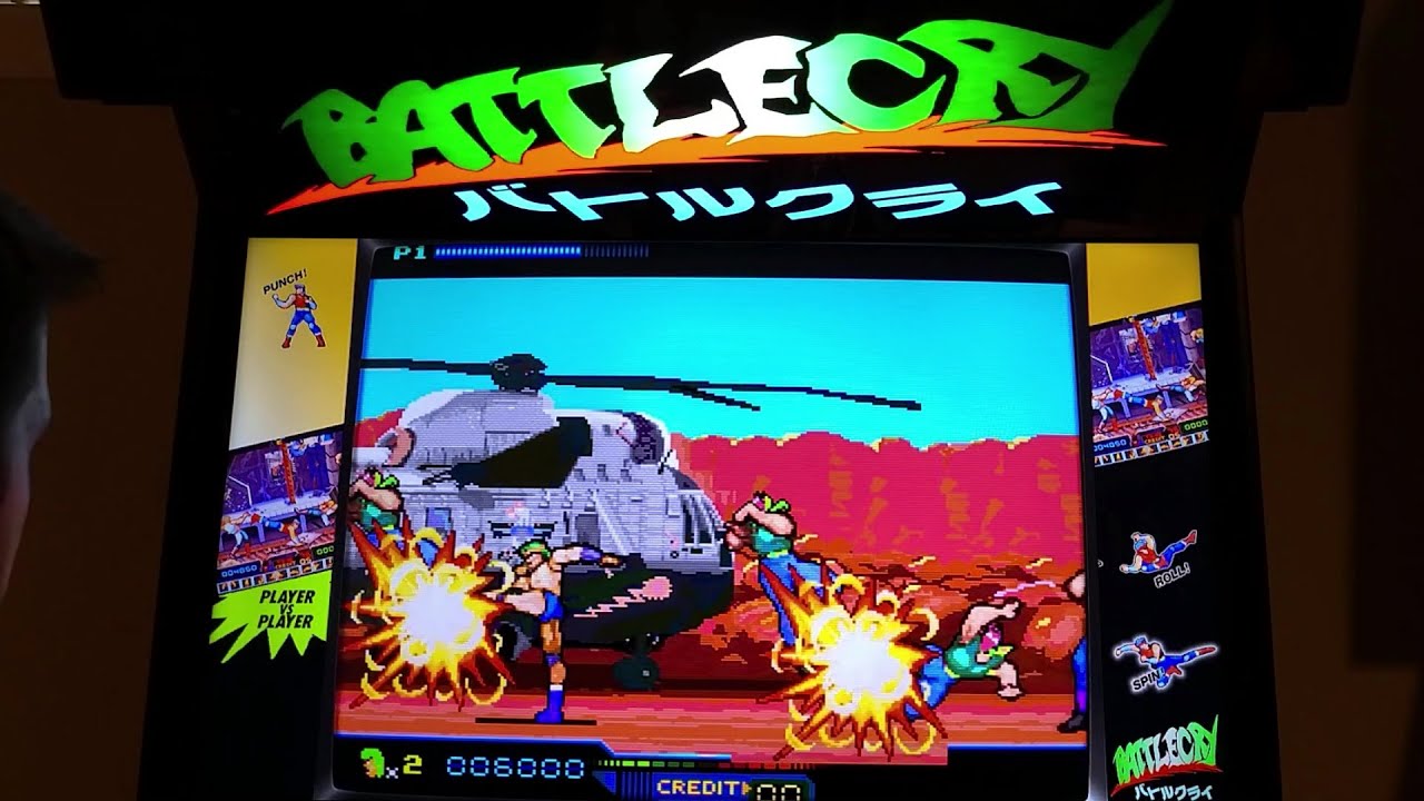 BattleCry Arcade Cabinet MAME Gameplay w/ Hypermarquee - YouTube