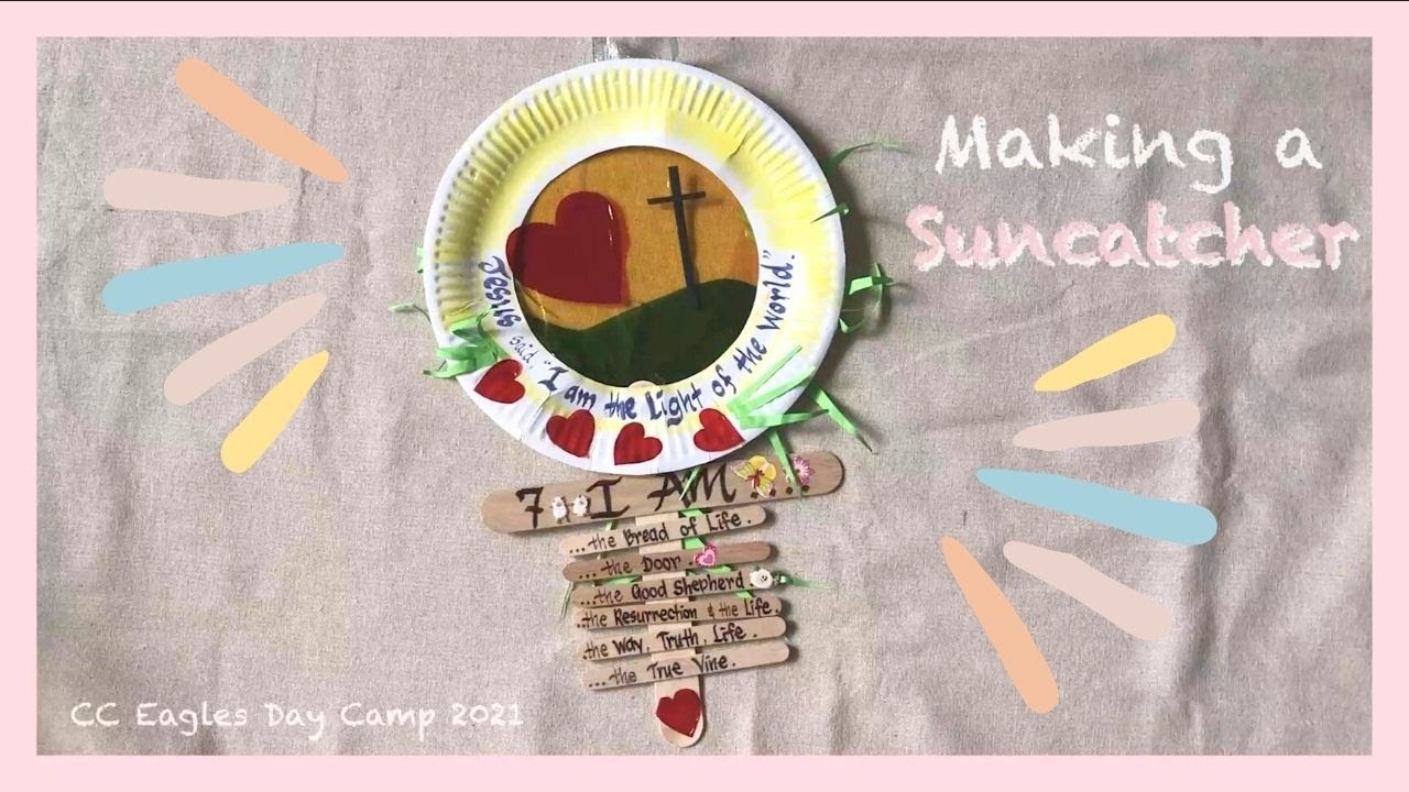 Kids' Sun-Catcher Craft: I am the Light of the World (John 8:12) - YouTube