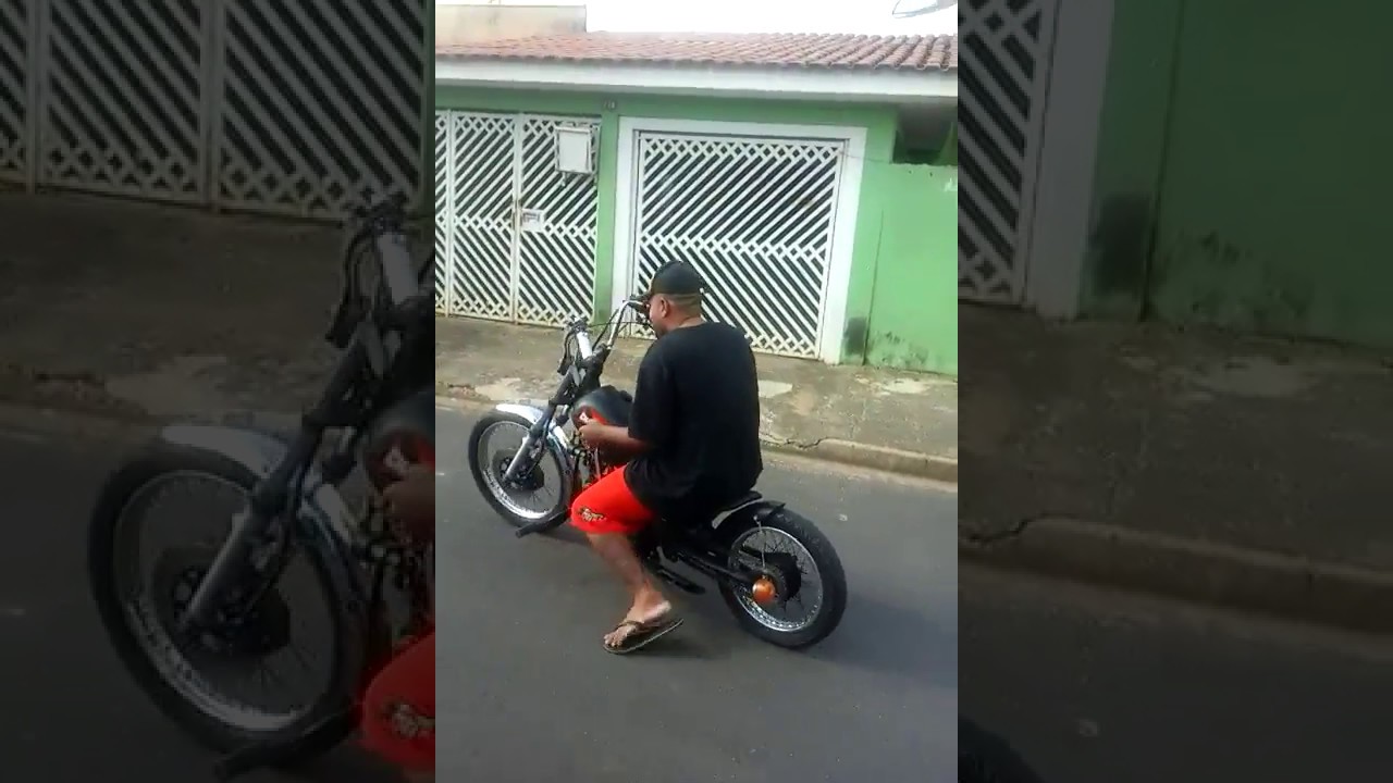 HONDA BIZ 100CC CHOPPER CÂMBIO SUICIDA - YouTube