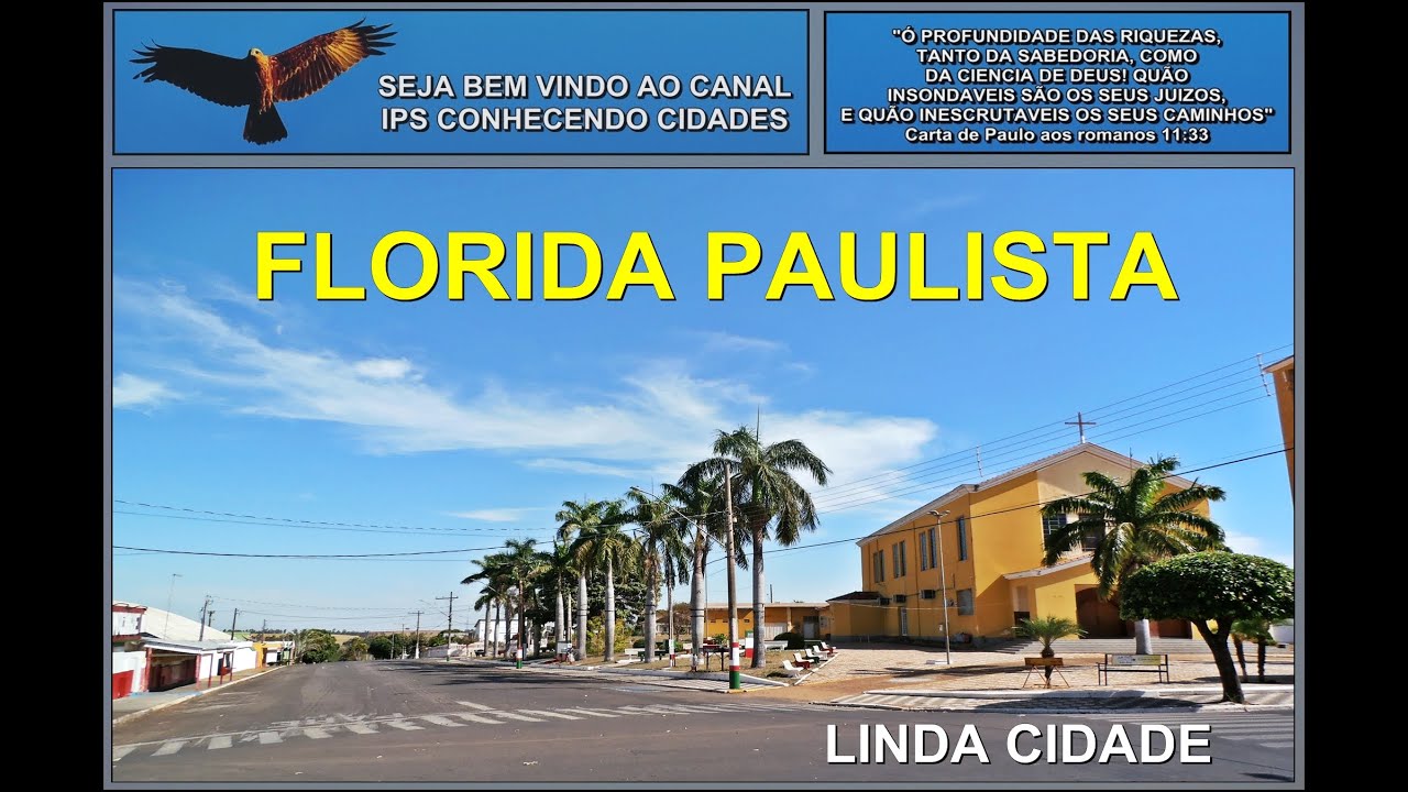 FLORIDA PAULISTA, LINDA CIDADE NA ALTA PAULISTA - YouTube