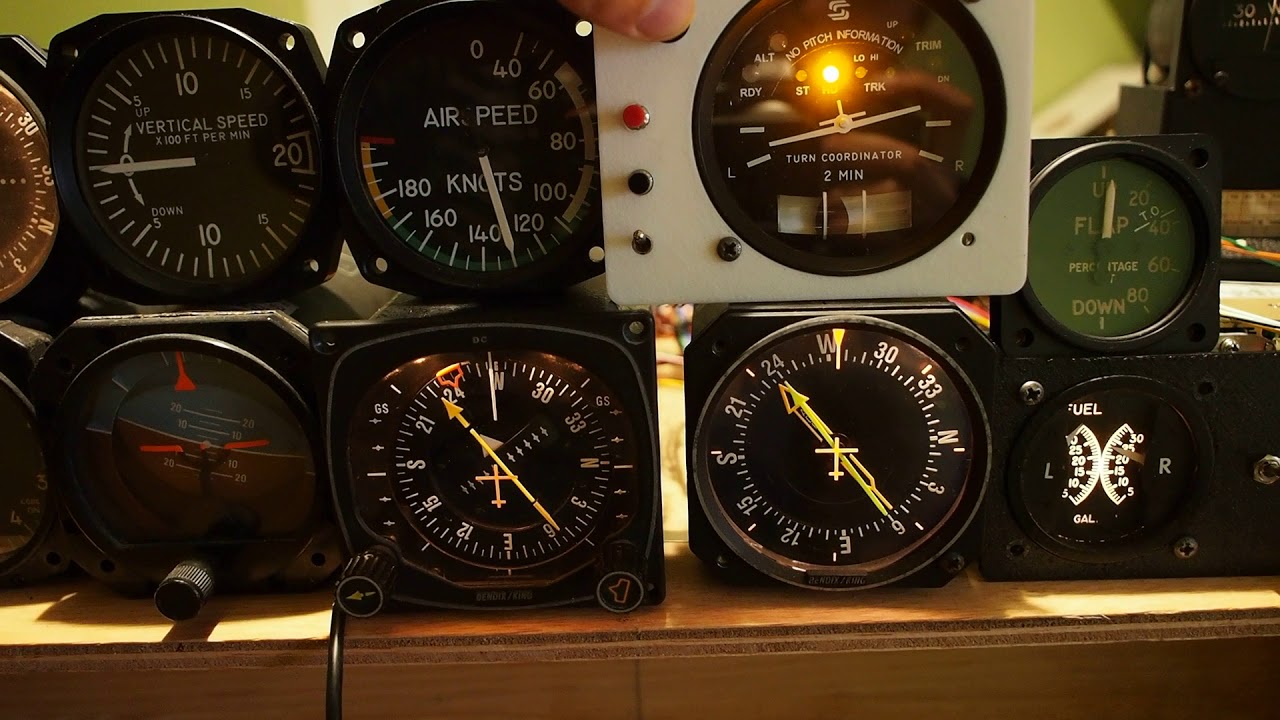 STEC 30 autopilot cockpit simulator - YouTube