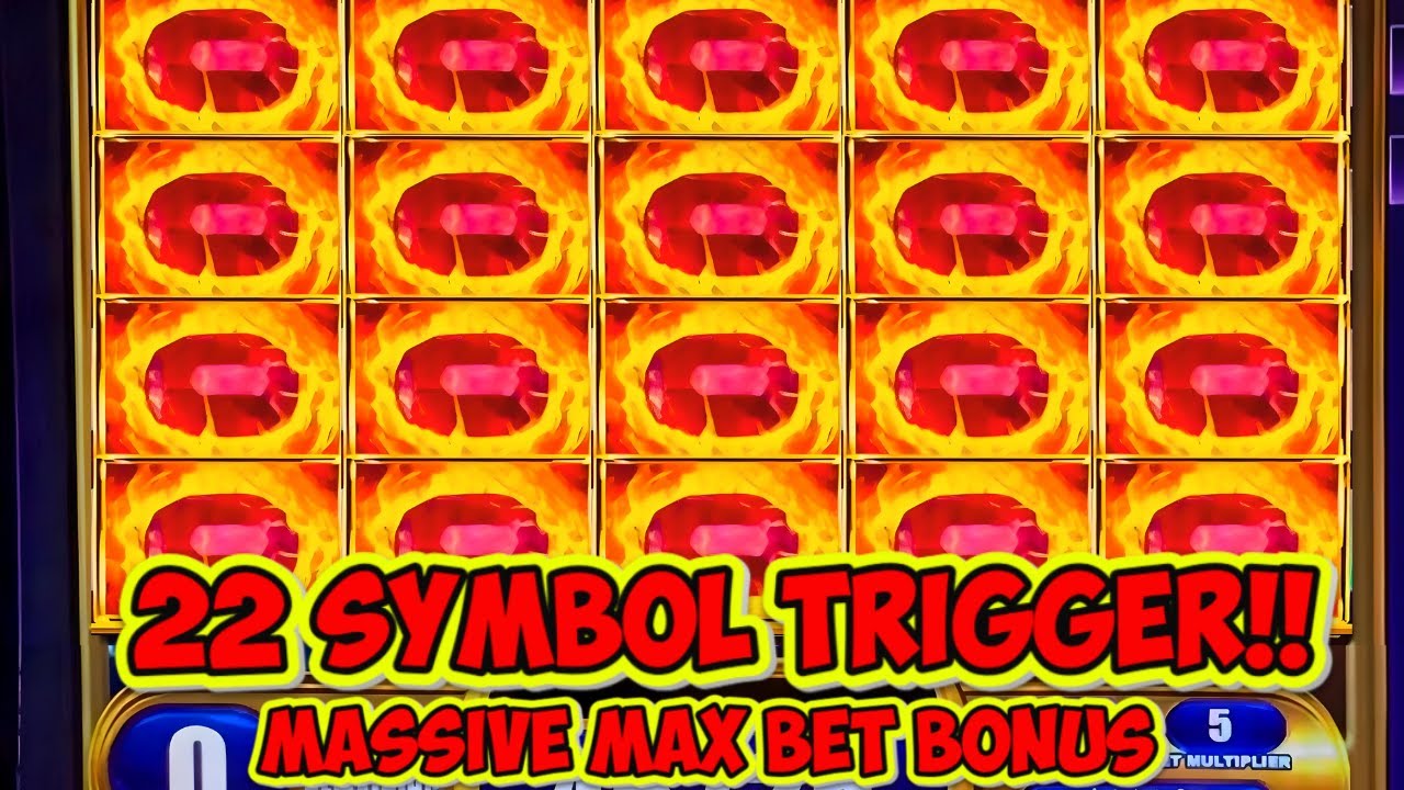 Colossal Wizards MEGA WIN! 22 Symbol Trigger on Classic WMS Slot ...