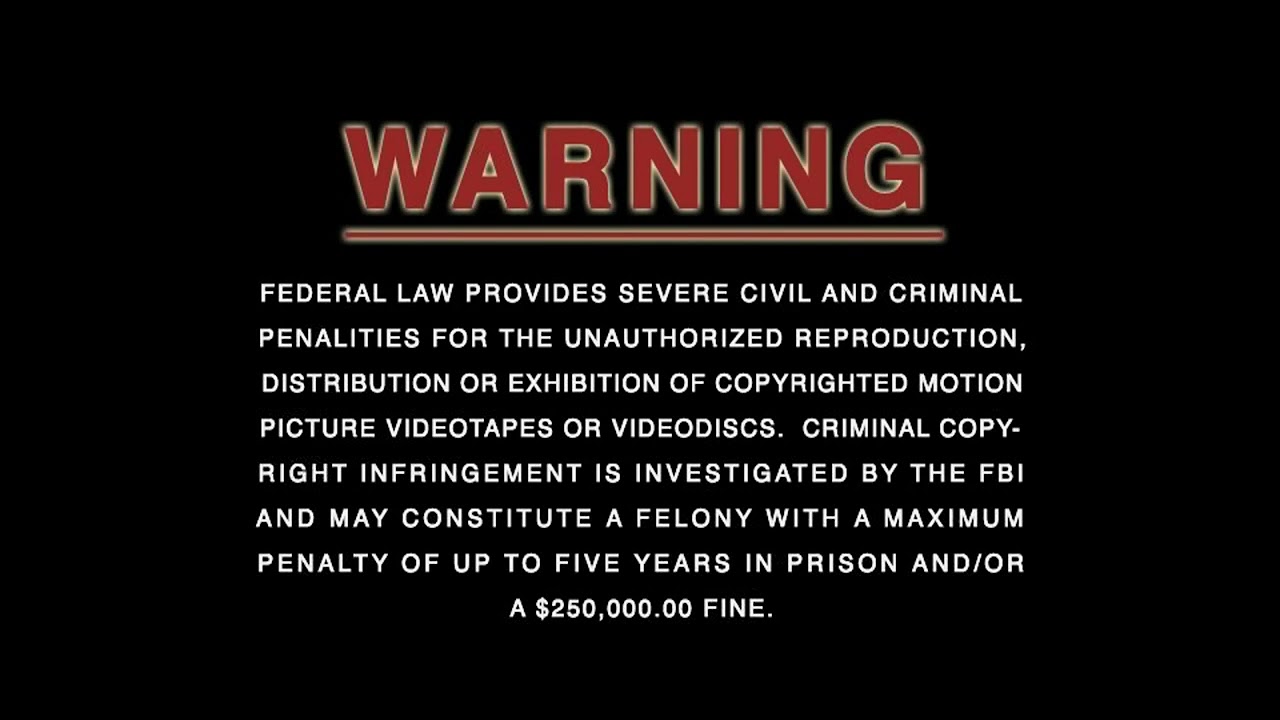 Warning Screen (2009) - YouTube