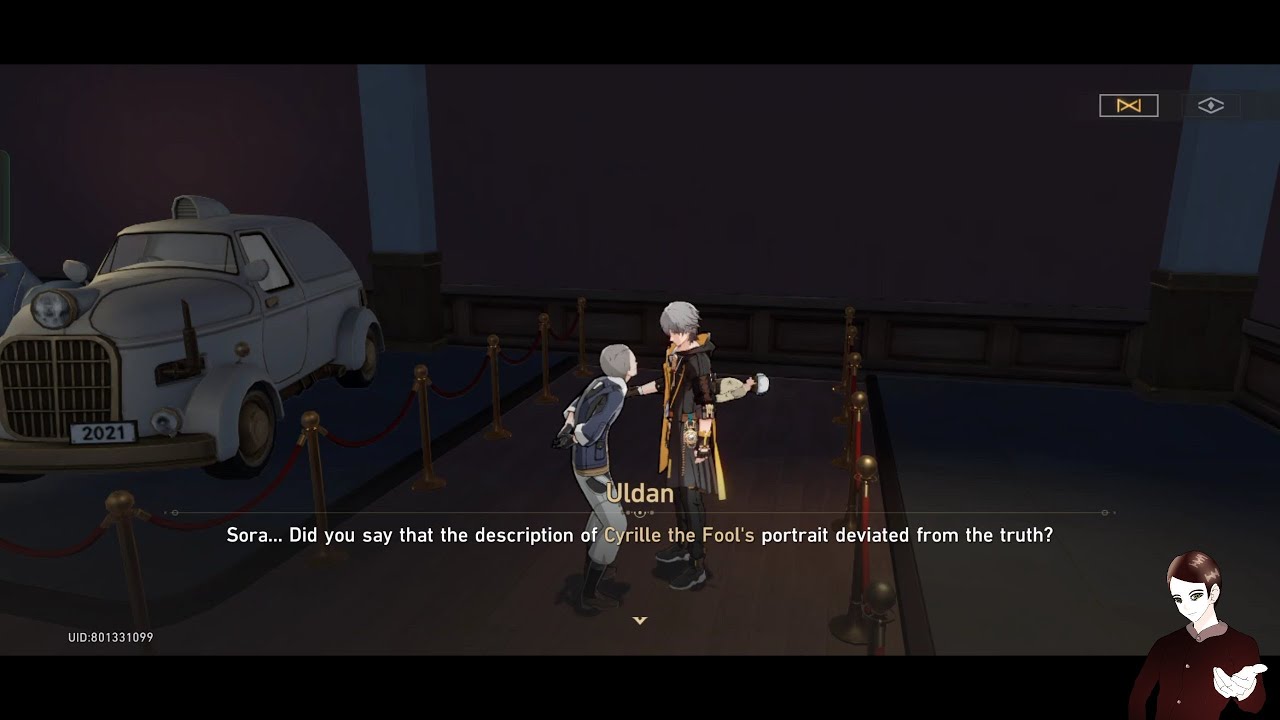 Sora asks Uldan to change the description of Cyrille the Fool's ...