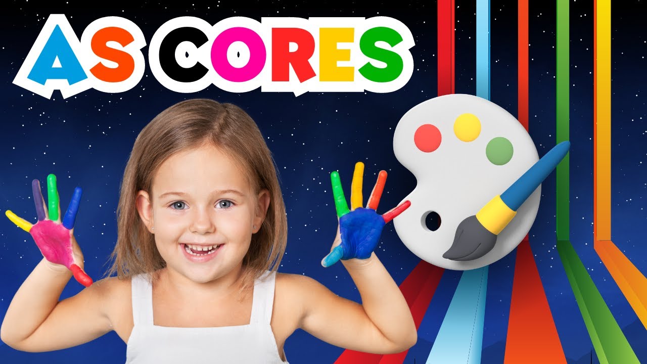 Aprendendo as Cores para Crianças | Aprender as Cores em Português ...