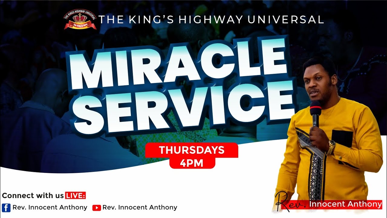 THURSDAY MIRACLE SERVICE - YouTube
