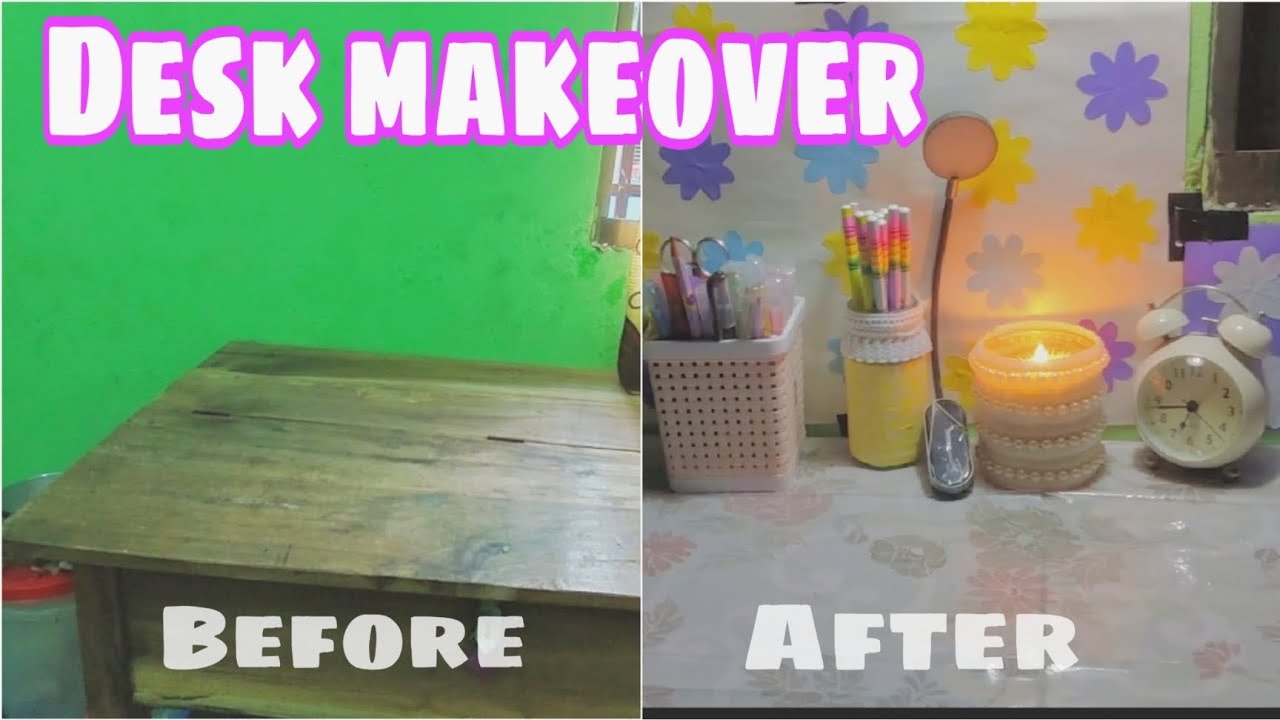 🪴Study Table Makeover in Budget🌷Aesthetic Desk | My Olive Diary - YouTube