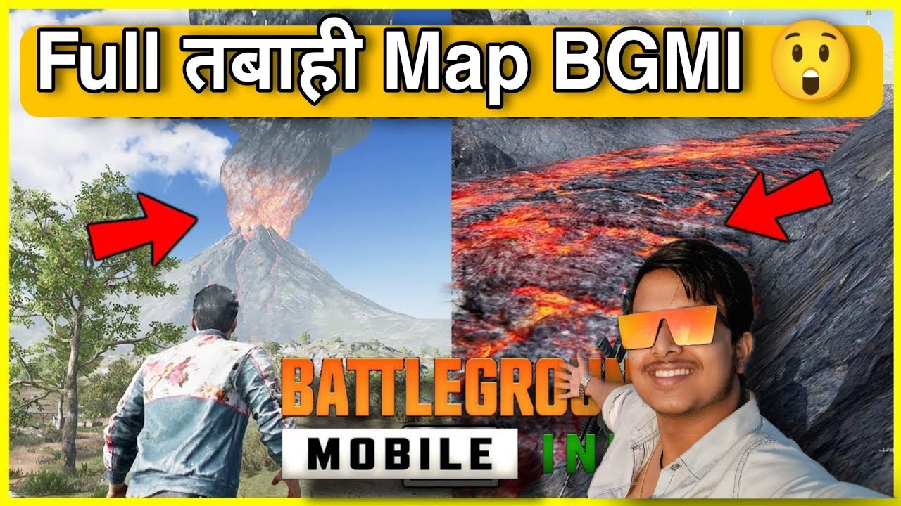 VOLCANOES Map | BGMI | PUBG MOBILE | New Update | Explore Map | MemeX ...