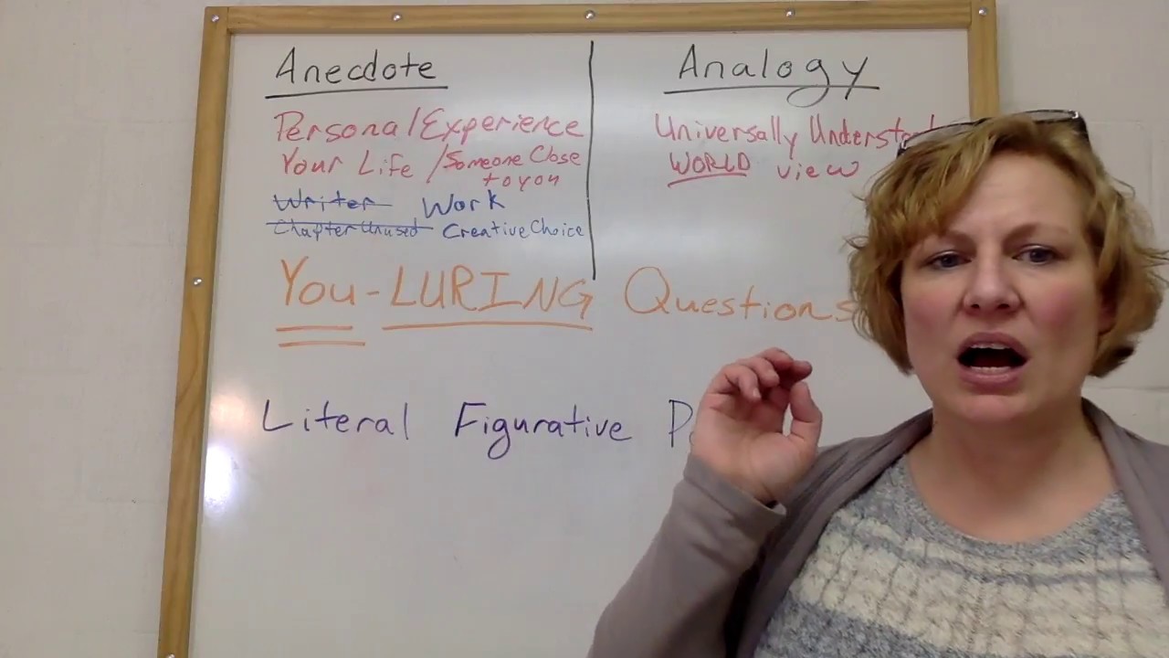 Anecdote Analogy for FEW Devo - YouTube