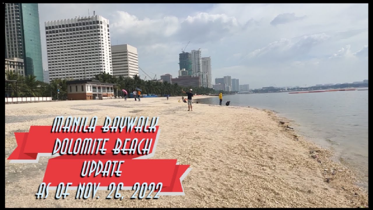 Manila Baywalk Dolomite Beach Update - YouTube