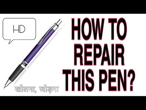 How to install & uninstall a pen, parts of chit chat pen - YouTube