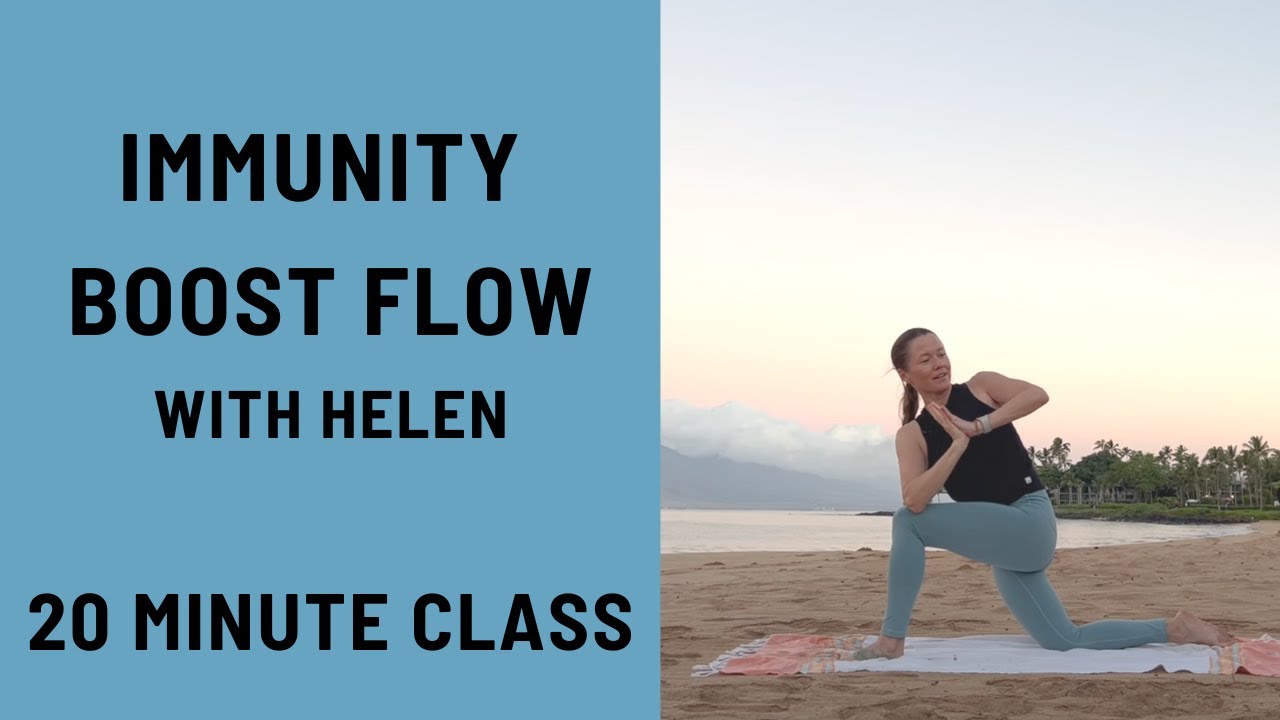 20 Minute Yoga Class - Immunity Boost Flow - YouTube