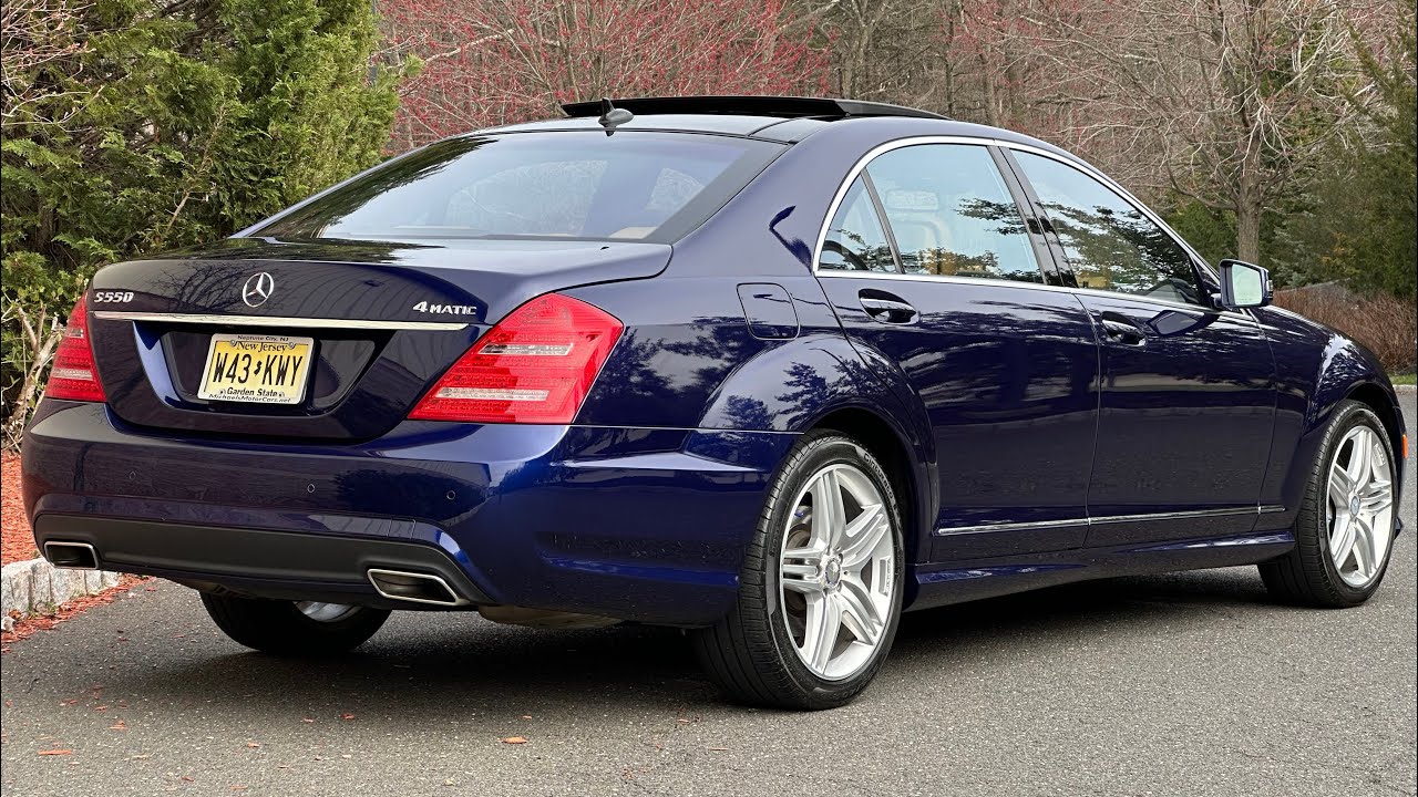 2013 Mercedes-Benz S550 4Matic Designo Mystic Blue over Designo Sand ...