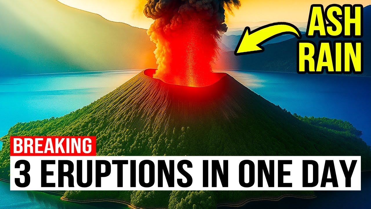 1 MINUTE AGO: Taal Super Volcano ERUPTS - ASH RAIN Blankets the ...
