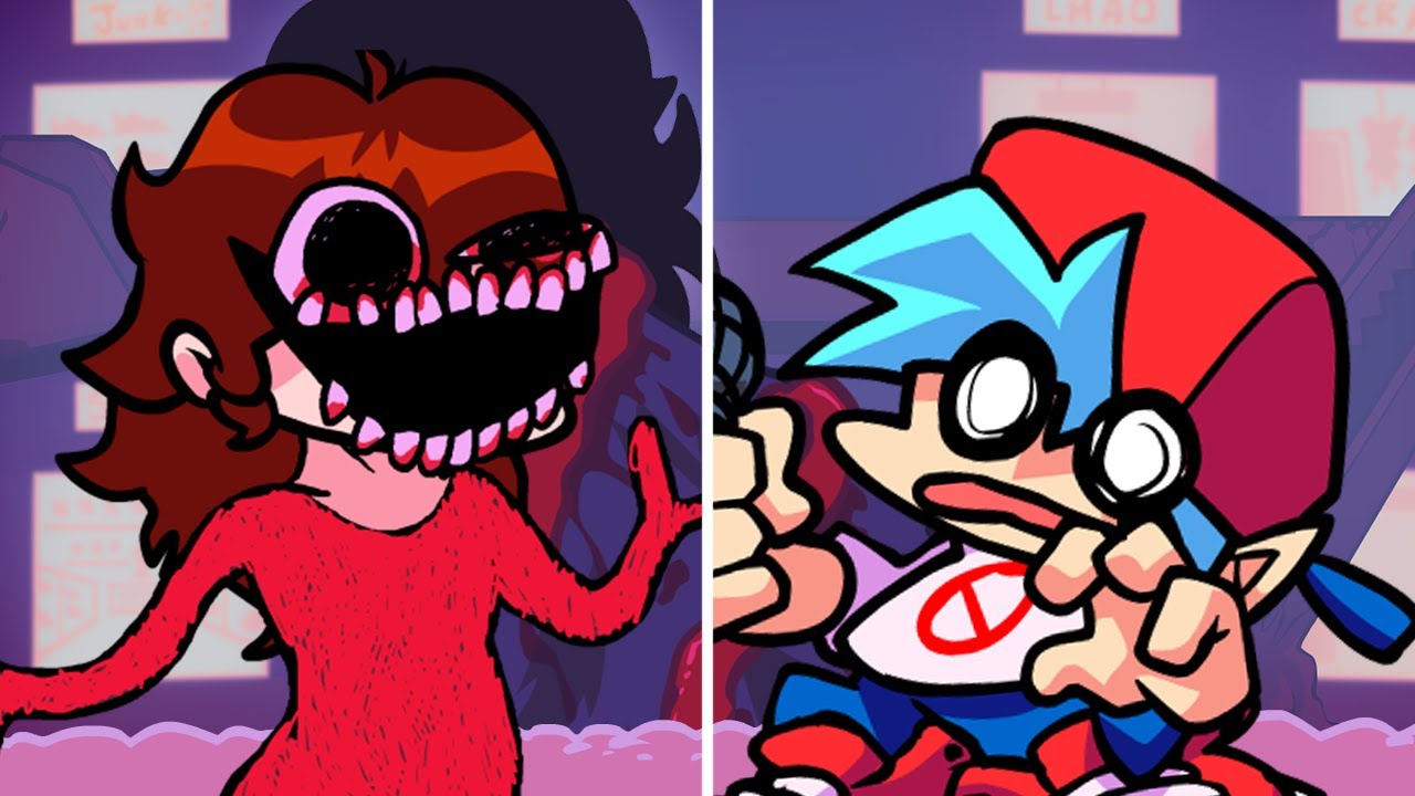 Friday Night Funkin Mod MONSTER GIRLFRIEND - YouTube