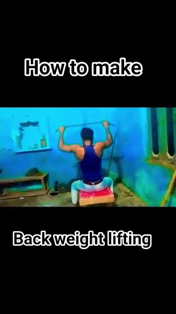Back weight lifting #weightlifting - YouTube