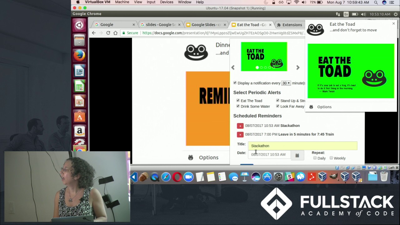 Stackathon Presentation: Eat the Toad - YouTube