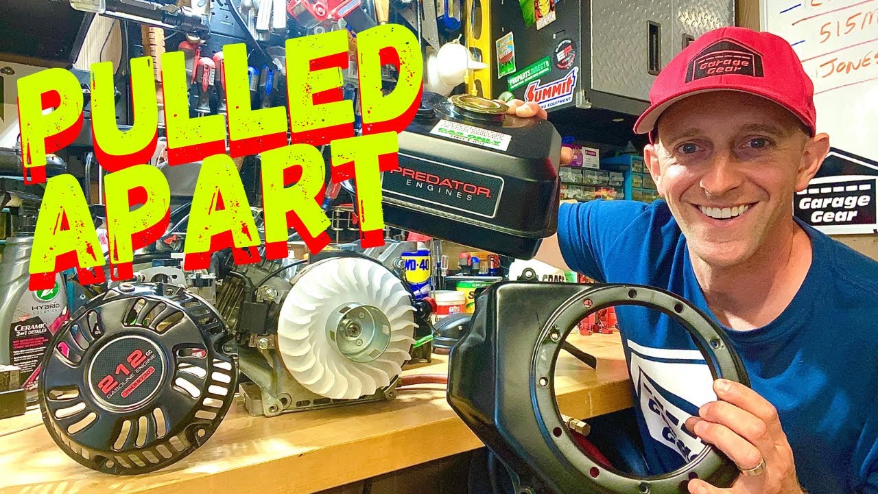 HOW TO TAKE APART A PREDATOR 212cc ENGINE (For Sanding & Paint) - YouTube