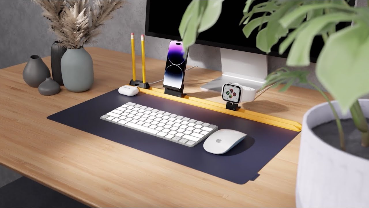 Snap on Desk Mat - YouTube