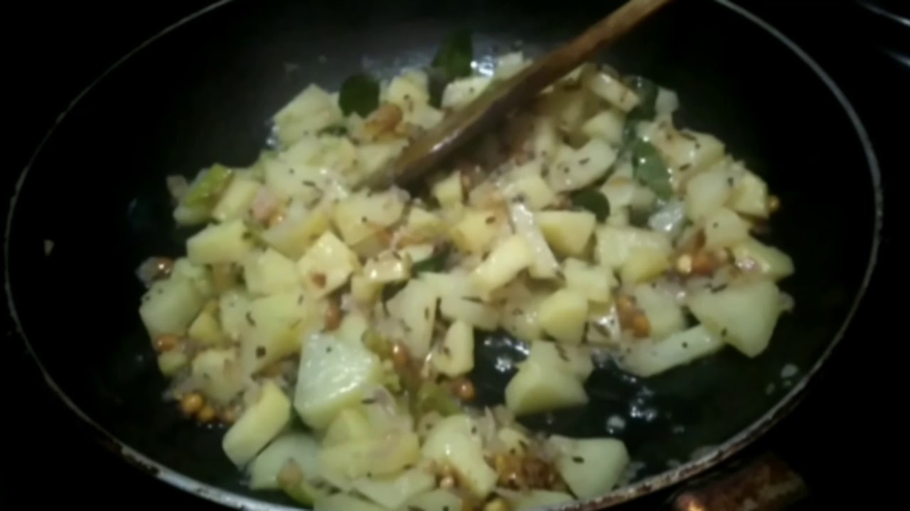 Allu ladies fingers fry - YouTube