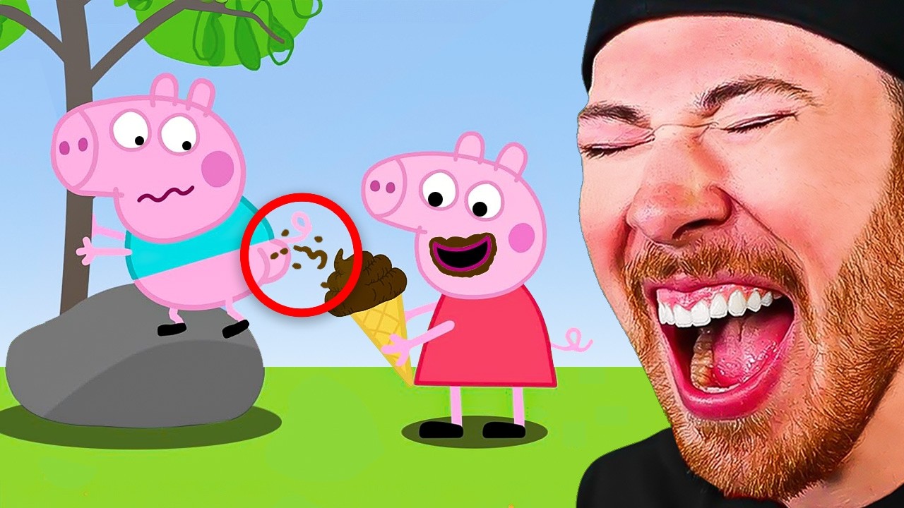 ALL OF PEPPA PIGS FUNNY MOMENTS! TRY NOT TO LAUGH! - YouTube
