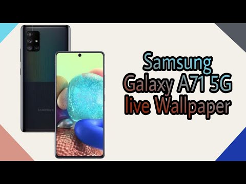 Samsung Galaxy A71 5G live Wallpaper with download link