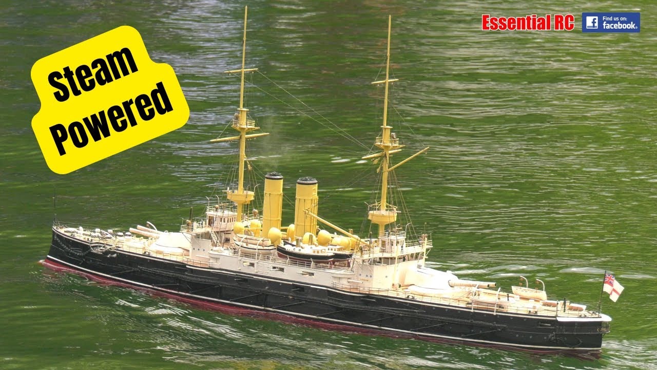 Live Steam power and scale RC perfection ! HMS CANOPUS British Royal ...