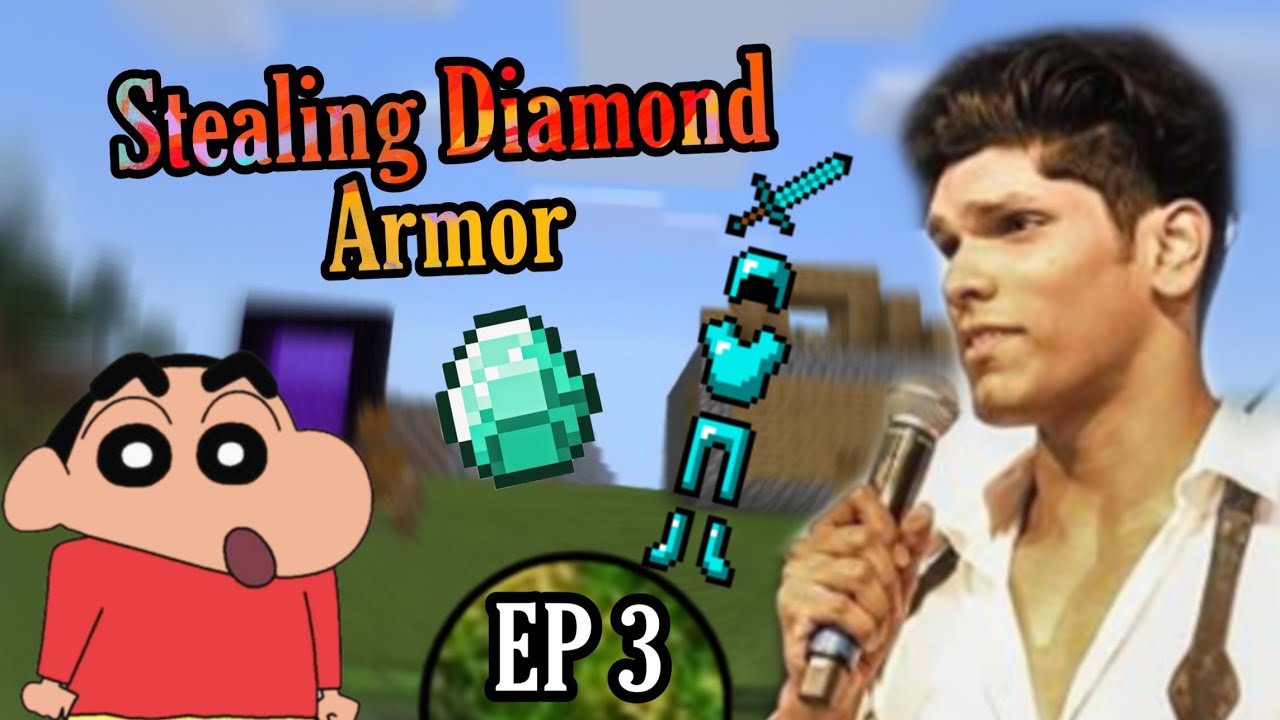 Stealing Diamond Armour From @Mythpat Minecraft World!! - YouTube