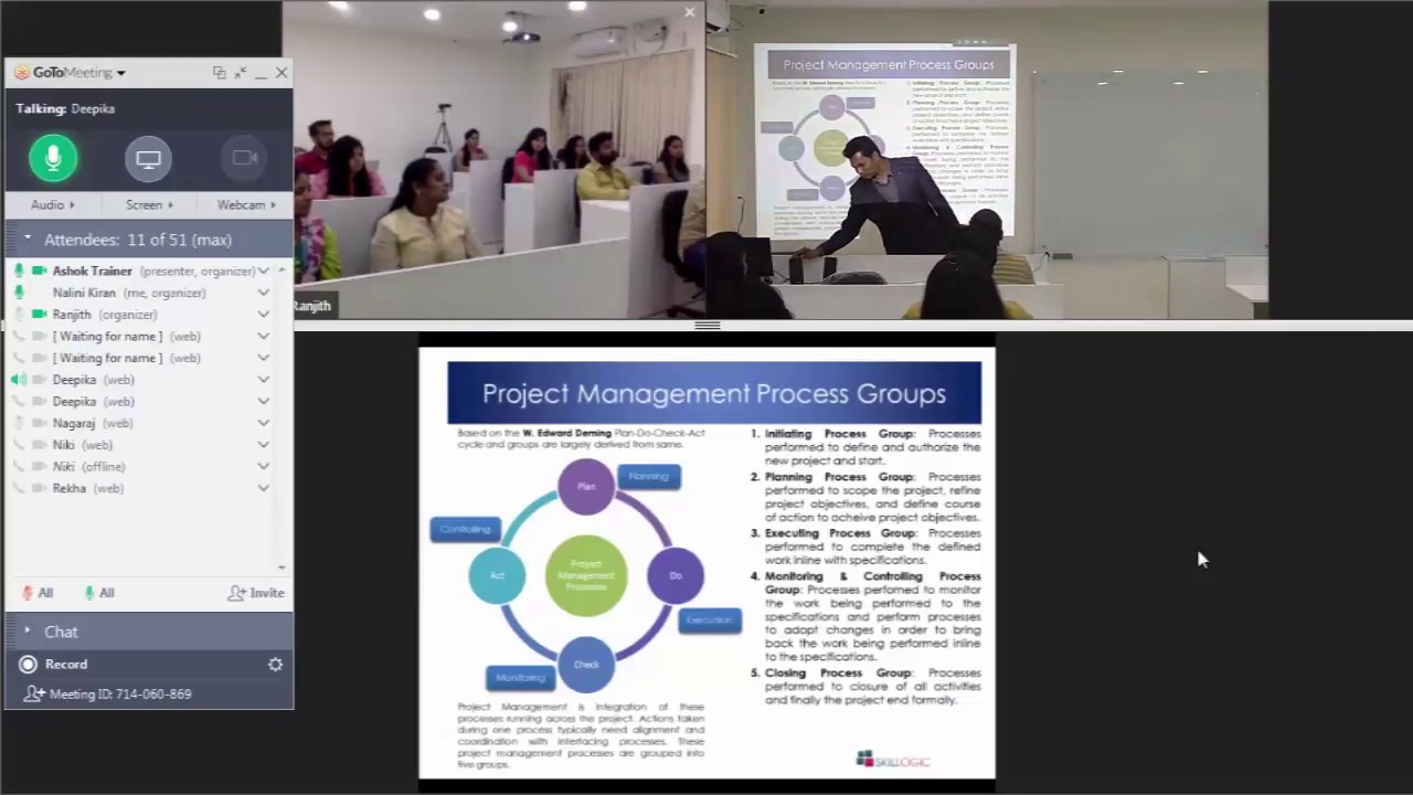 PMP® Certification Training - LVC Mode - SKILLOGIC® - YouTube