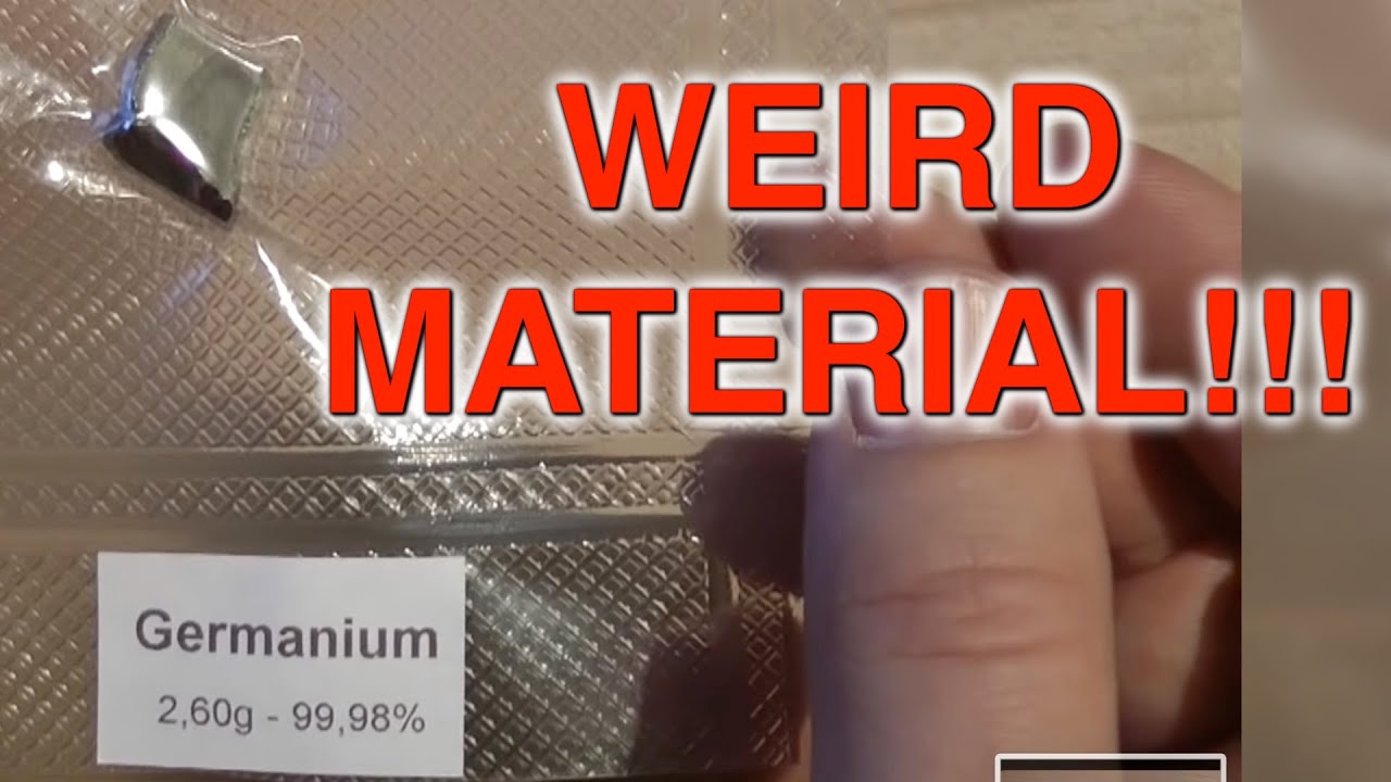 Fun with Germanium Ge - YouTube