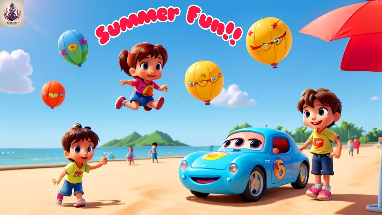 Sunny Sunny Summer Fun||@TinyTuneRhymes Funny Summer-Tiny Tune Nursery ...