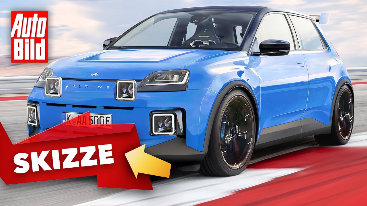 Alpine R5 (2024) | Neuer Elektro-Hot-Hatch von Alpine | Skizze - YouTube