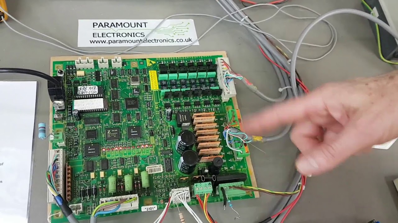 Otis LCB-II GDA21240D1 PCB under Test at Paramount Electronics Ltd ...
