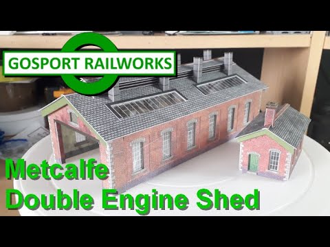 A Newbie Builds: Metcalfe Double Engine Shed Build - YouTube