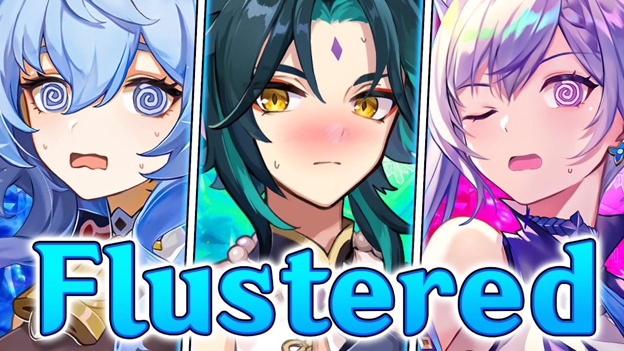Voice lines that make them Flustered | Ft. Xiao, Ganyu, Keqing ...