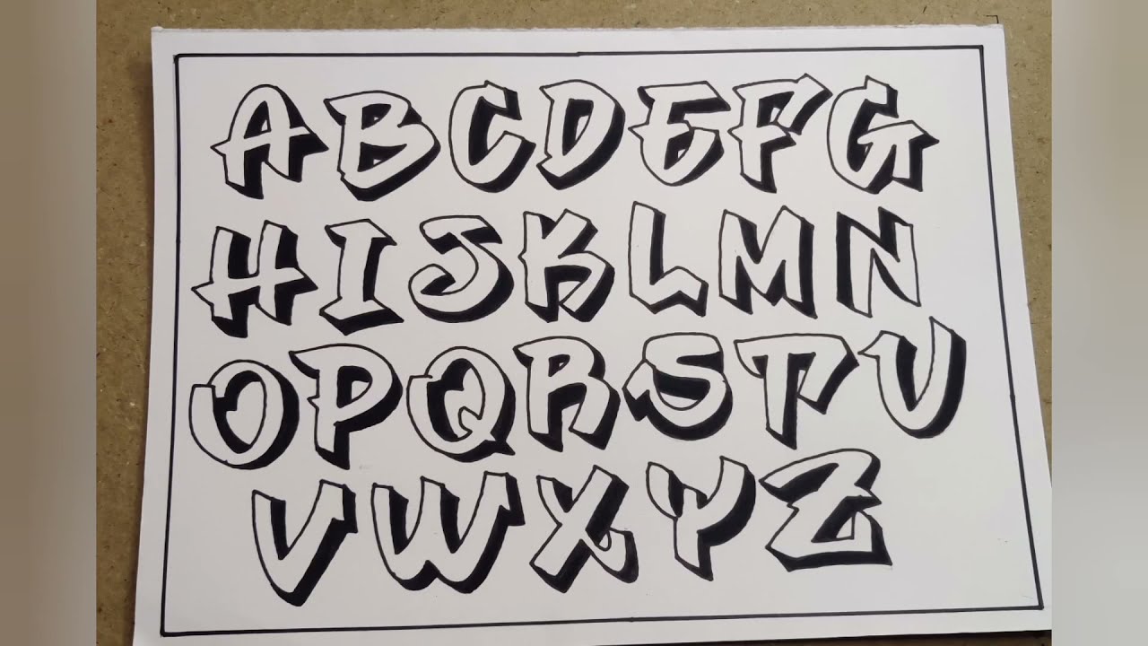 Lettering Design Alphabet For Slogan - Infoupdate.org