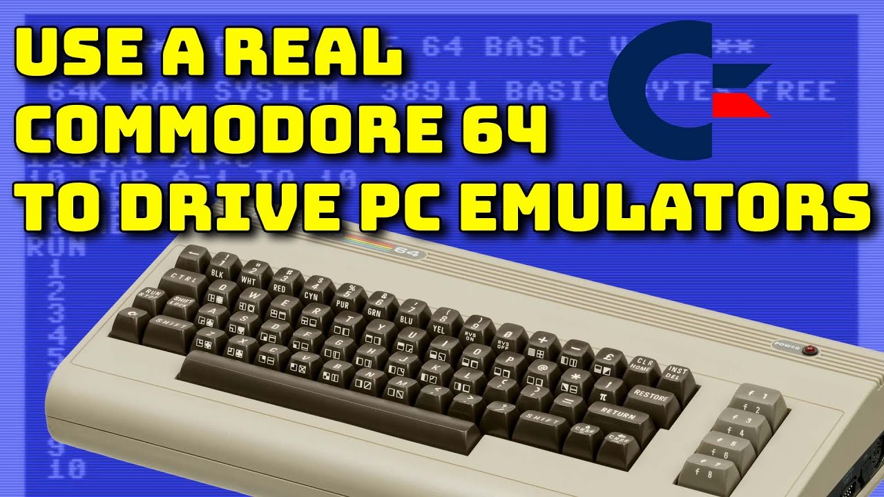 Real Commodore 64 as a USB Keyboard for the VICE emulator - YouTube