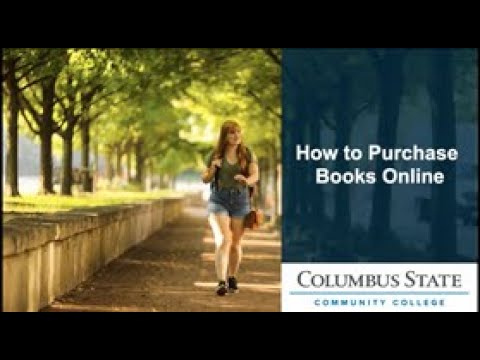 Columbus State Bookstore: How To Purchase Books Online - YouTube