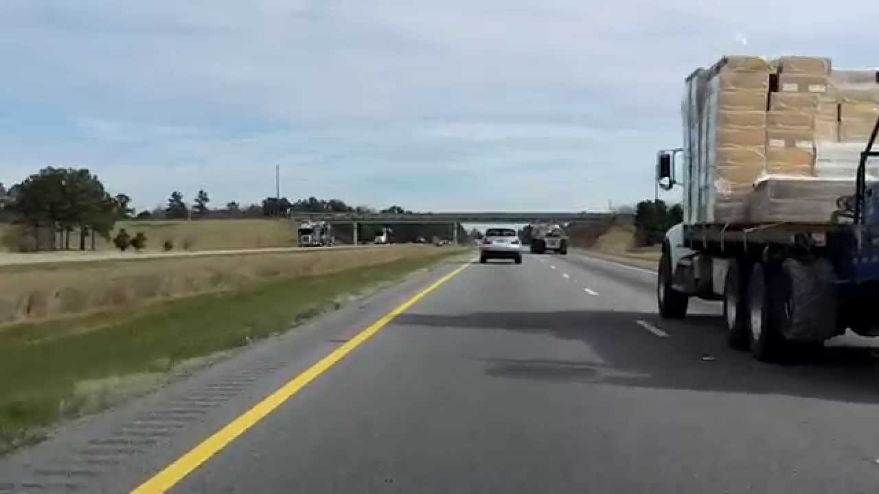 Interstate 95 - South Carolina (Exits 115 to 122) northbound - YouTube