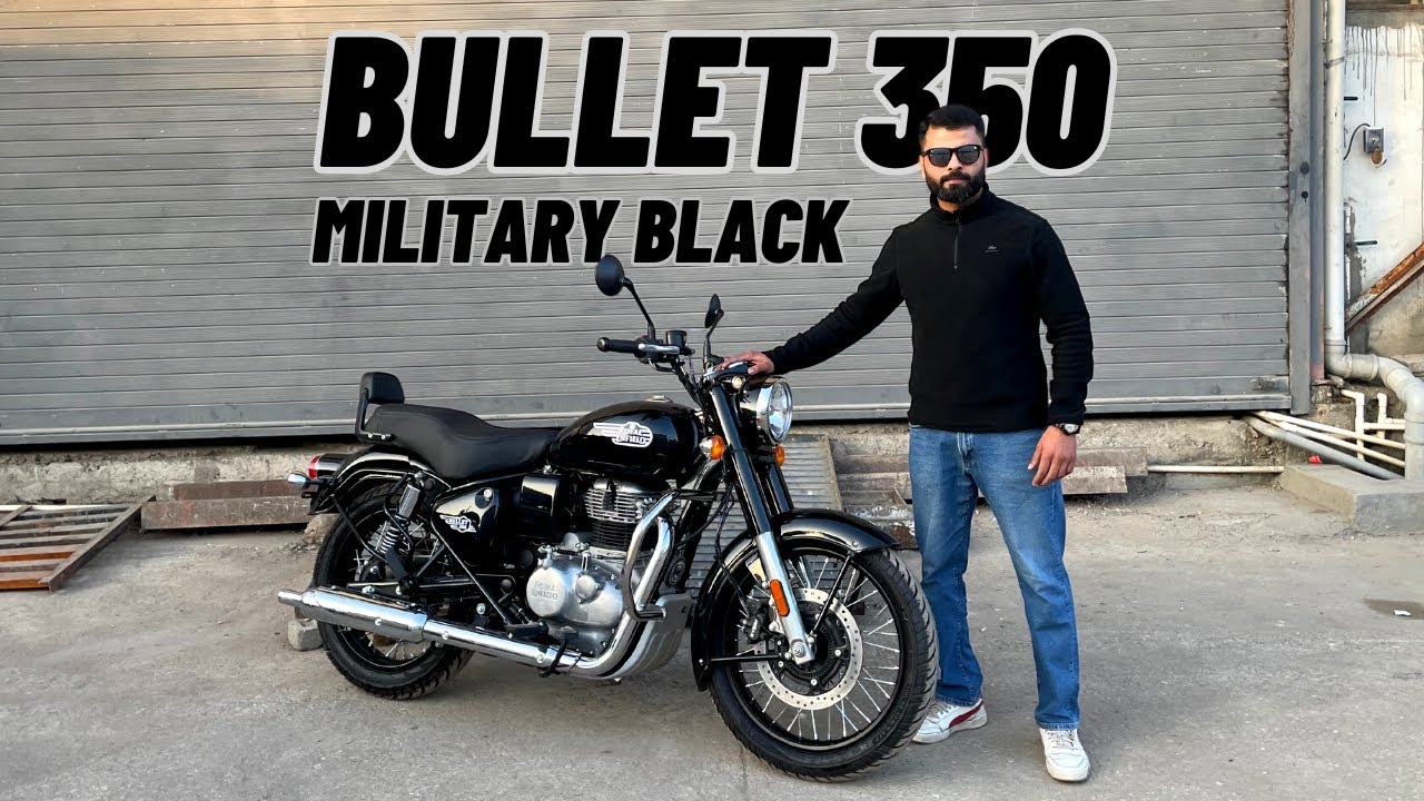 2024 Royal Enfield Bullet 350 Review | Military Black | Most Value for ...