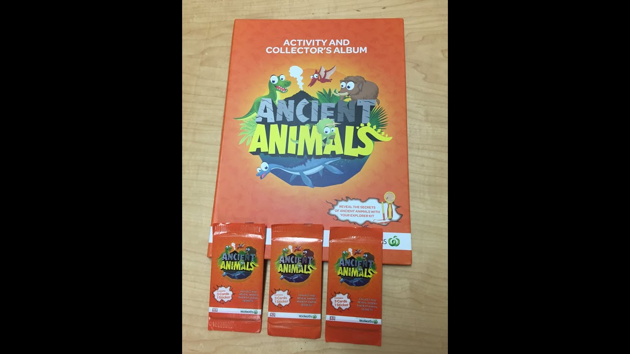ANCIENT ANIMALS Collector Cards from Woolworth's - YouTube