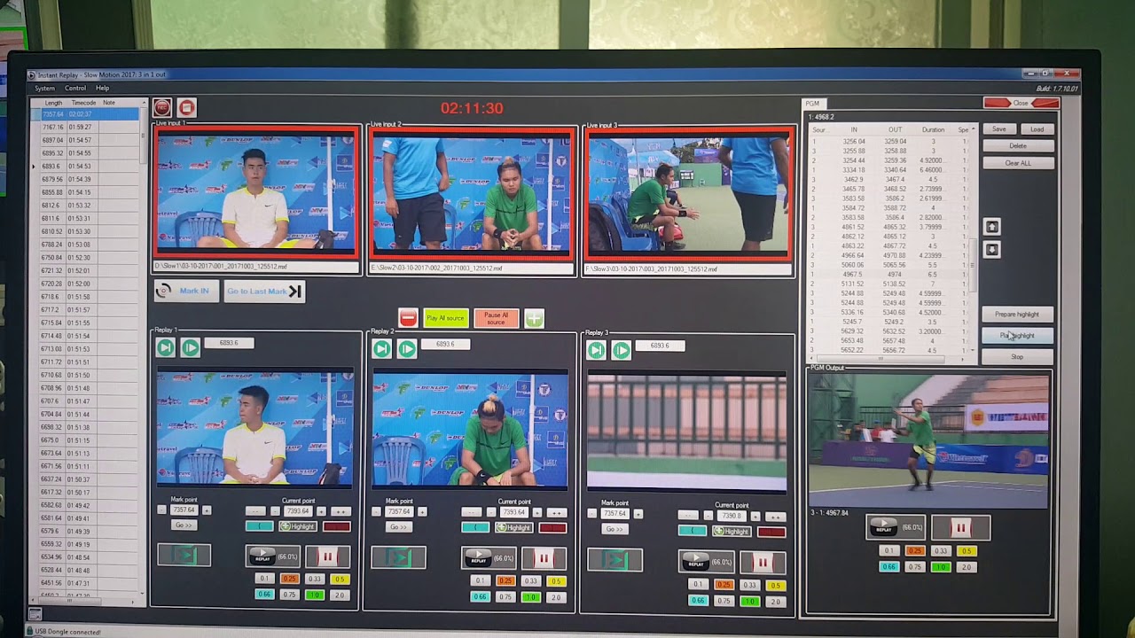 Slowmotion Instant replay 3 input - highlight replay - YouTube