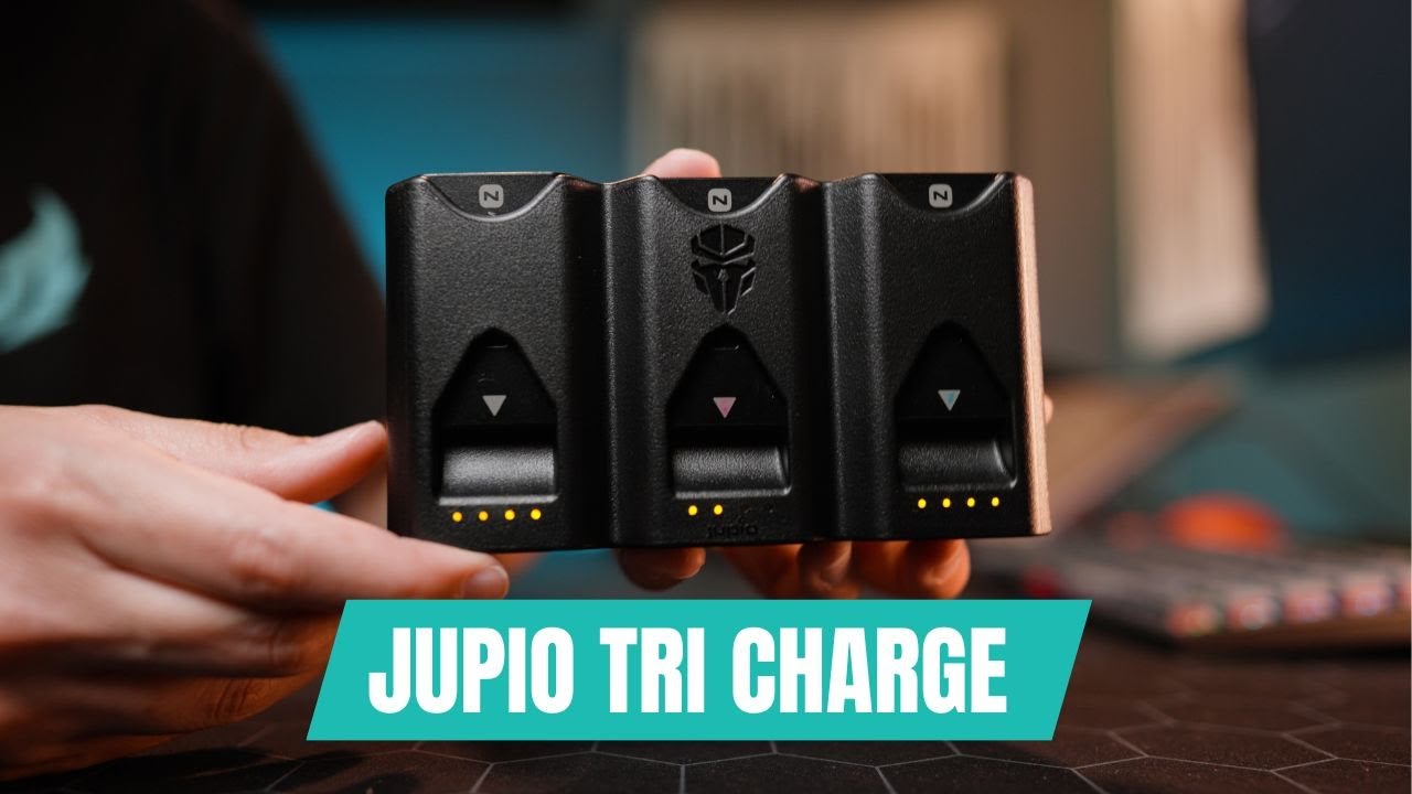 JUPIO TRI CHARGE // THE LAST BATTERY CHARGER YOU"LL EVER NEED? - YouTube