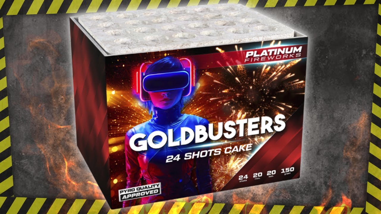 Goldbusters - Platinum Fireworks - Lesli Fireworks - 06630 - YouTube