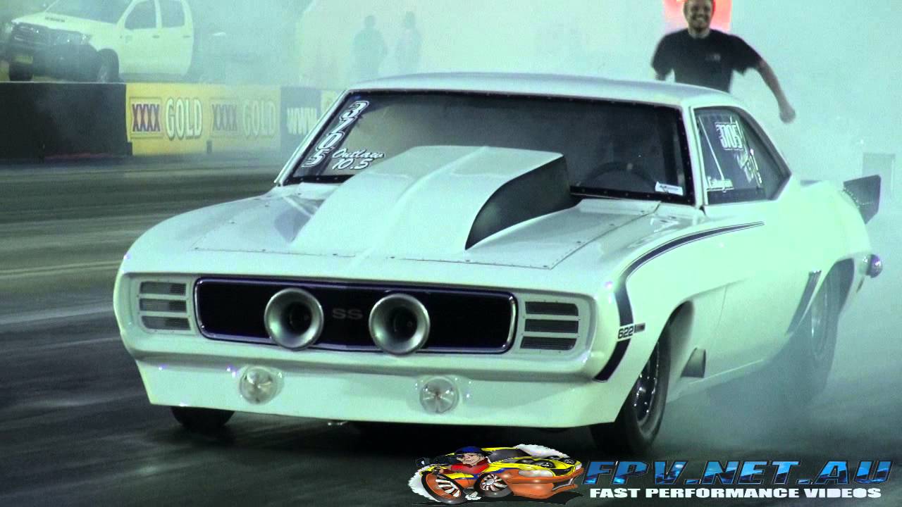 DANDY ENGINES PROLINE OUTLAW 10.5 TWIN TURBO V8 CAMARO 6.83 @ 220 MPH ...