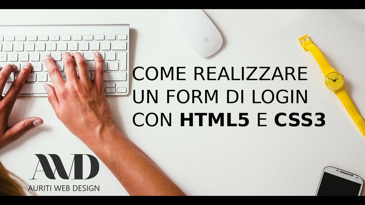 Creare un form di Login - tutorial ita - YouTube