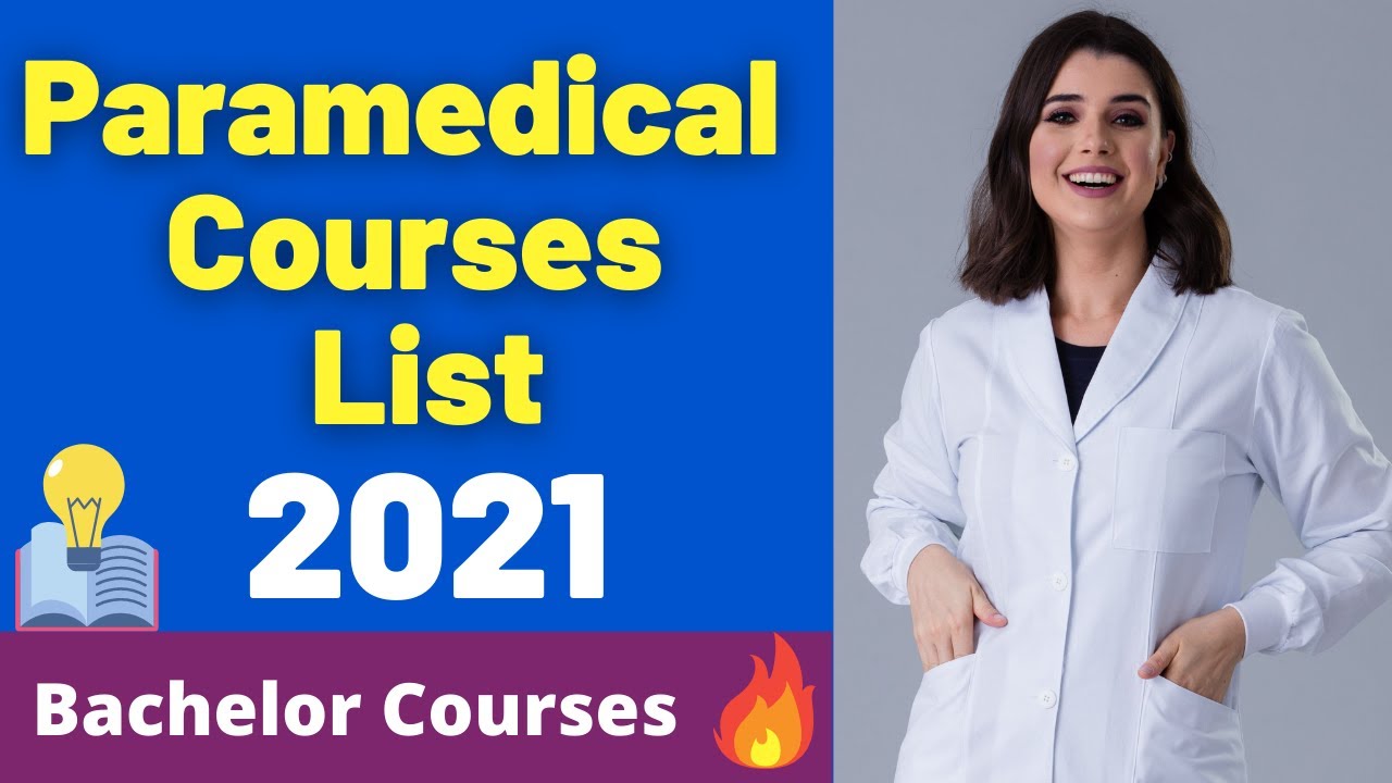paramedical course list || Bachelor Courses In paramedical ...