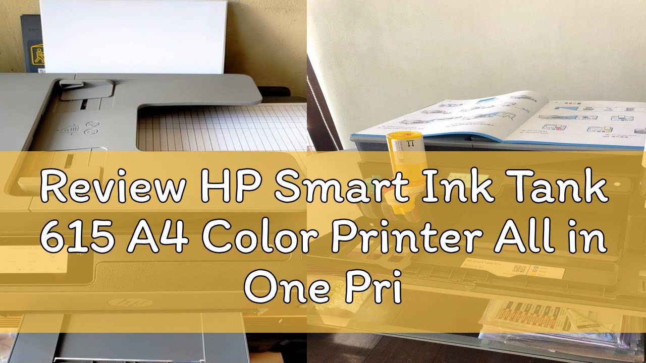 Review HP Smart Ink Tank 615 A4 Color Printer All in One Printer ...