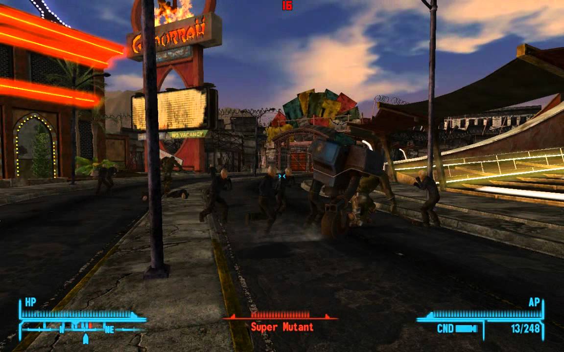 Fallout New Vegas NPC Battle: Doc Mitchell vs Super Mutant - YouTube