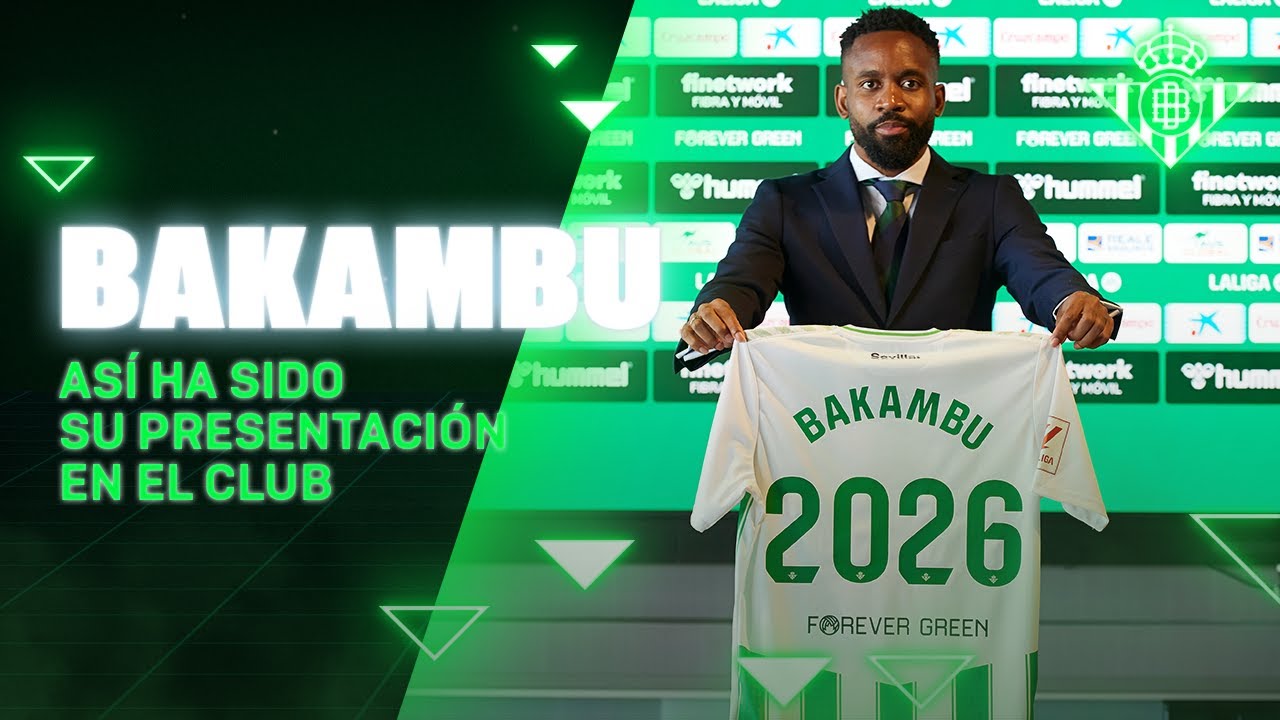 Un día especial para Cédrik Bakambu 🤩🤝 | Real BETIS Balompié - YouTube